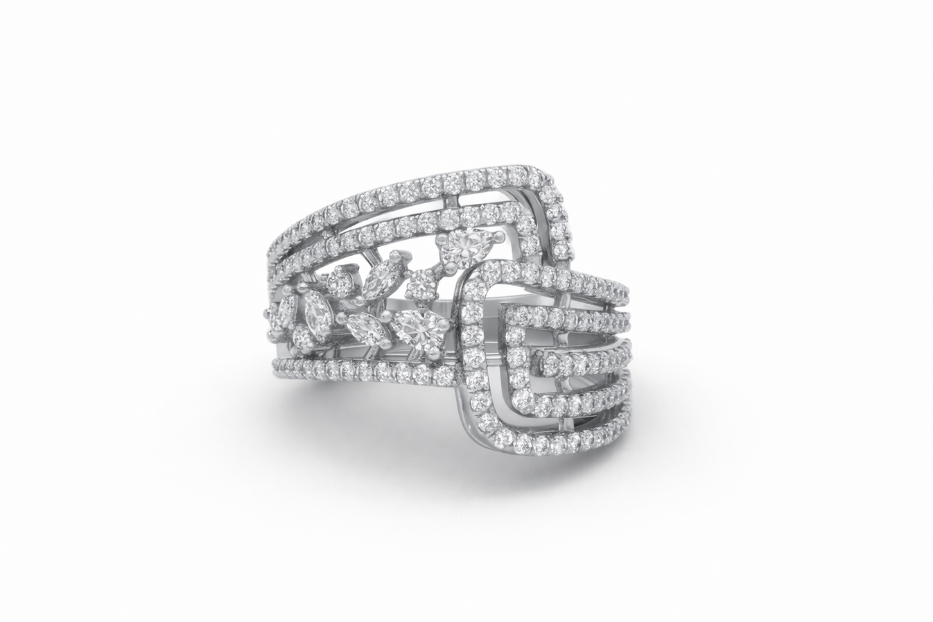 Overlapping Band Ring – ETIhouseofsilver