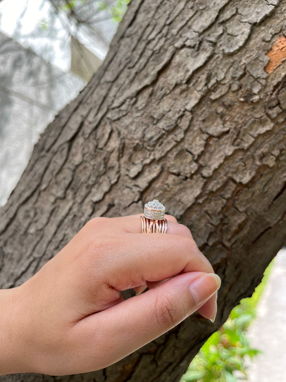 Diamond on the top Ring – ETIhouseofsilver