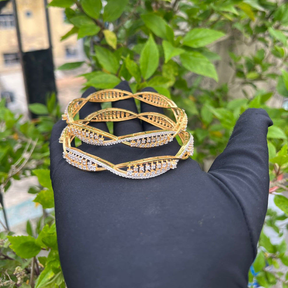 Wave Cut Bangles – ETIhouseofsilver